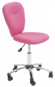 Kancelářská dětská židle k psacímu pc stolu růžová, MALI K24
