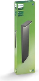 PH 16486/93/P0 LED Venkovní sloupkové svítidlo Philips Bustan 16486/93/P0 antracitové velké 2700K - PHILIPS (915005378601)