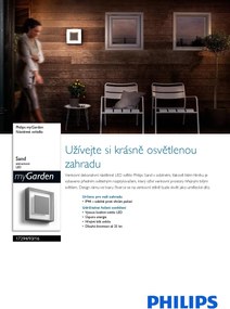 LED Venkovní nástěnné svítidlo Philips Sand 17294/93/16 antracitové