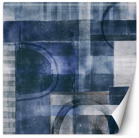 Gario Fototapeta Modrá geometrická abstrakce - Andrea Haase Materiál: Vliesová, Rozměry: 100 x 100 cm