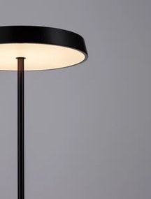 LED černá stojací lampa Vetro