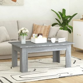Konferenční stolek šedý sonoma 100x60x42 cm kompozitní dřevo - Default Title