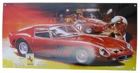 Smaltované cedule, Ferrari 250 GTO, 60x30 cm