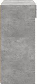 Příborník betonově šedý 80 x 42,5 x 93 cm kompozitní dřevo 3281479