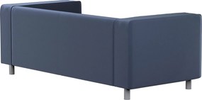 Potah na pohovku IKEA  Klippan 2-místná barva tmavě modrá látka sametová