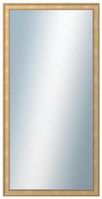 DANTIK - Zarámované zrcadlo - rozměr s rámem cca 60x120 cm z lišty TOOTH malá zlatá (3161)