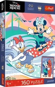 TREFL Puzzle Premium Plus Kids Minnie Mouse: Krásky / 160 dílků / 27,5