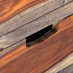 vidaXL Příborník šedý 160 x 40 x 75 cm masivní sheeshamové dřevo [247983]
