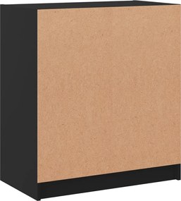 vidaXL Odkládací skříňka se skleněnými dvířky 68x37x75,5 cm [836379] Barva: Betonová šedá