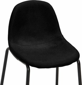 3dílný barový set textil černý 3051137