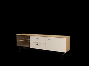 Jurek TV stolek ELORA 11 1D1W2S Kombinace barev: Baltic Storm/ Toffee