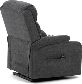 Polohovací křeslo šedé, elektrické TV-S8348 GREY2