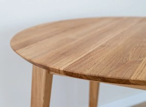 Massivo.cz Jídelní stůl Orbetello 110 cm, kulatý, dub, masiv