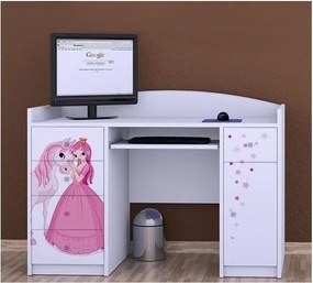 Dětský psací stůl PRINCEZNA A KONÍK - TYP 1