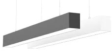 Sinclair Závěsné LED lineární svítidlo LSM 24-40CCT, 3000-5000K, 120cm Barva: Stříbrná