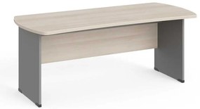 Stůl Manager 180 x 85 cm, akát světlý / šedá