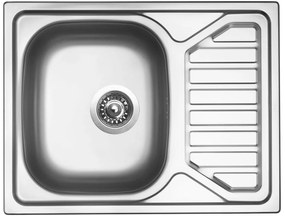 Set Sinks OKIO 650 V leštěný + baterie Sinks baterie CASPIRA chrom