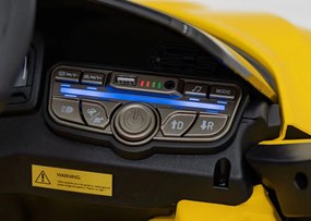 Elektrické autíčko Lamborghini Revuelto žluté