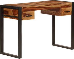 Psací stůl se 2 zásuvkami 110 x 50 x 77 cm masivní akácie 247401
