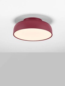 Vínové hliníkové LED stmívatelné stropní svítidlo Noelia – Nova Luce