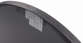 Černé kulaté zrcadlo LEOBERT - různé velikosti Průměr zrcadla: 60 cm