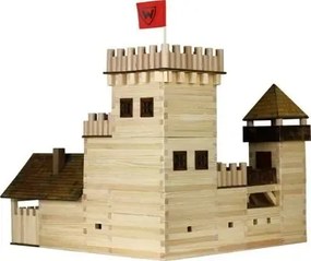 Walachia Dřevěná slepovací stavebnice Hrad / od 8 let / 607 dílů / Obt