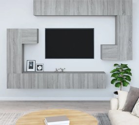 vidaXL Nástěnná TV skříňka kompozitní dřevo [3114595] Barva: Bílá