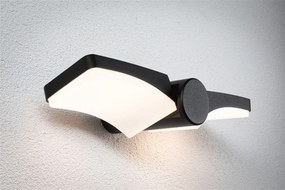 P 94766 LED venkovní nástěnné svítidlo Pekana IP44 300x130mm 3000K 2x6W 230V antracit hliník - PAULMANN