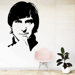 Steve Jobs silueta - vinylová samolepka na zeď 100x62cm