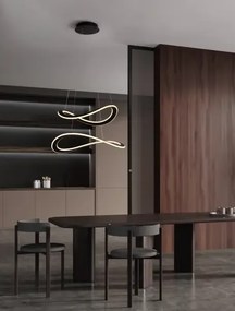 Designový lustr Celestia černá
