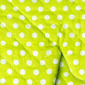 TextilCentrum.cz Kuchyňská chňapka bavlna / teflon HOME POINT, zelená s puntíky, 27x17cm 2ks (pravá, levá)