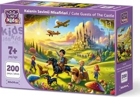 ART PUZZLE 35544 Puzzle Roztomilá hradní návštěva / 200 dílků / od 7 l
