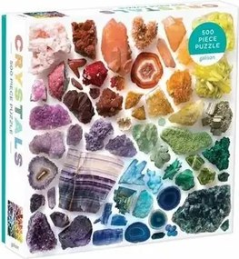 Galison Puzzle Duhové krystaly / 500 dílků / od 8 let