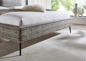 Tmavě zelená čalouněná dvoulůžková postel bez roštu 160x200 cm Infinity – Meise Möbel