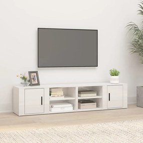 vidaXL TV skříňky 2 ks 80 x 31,5 x 36 cm kompozitní dřevo [819441] Barva: bílá s vysokým leskem