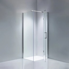 BPS-koupelny Čtvercový sprchový kout HYD-SK1390B 90x90 chrom/transparent - bez vaničky