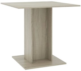 Jídelní stůl Kemmi - dřevotříska - 80x80x75 cm | dub sonoma