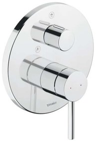 Duravit Circle - Baterie pod omítku, pro 2 spotřebiče, chrom CE4210012010