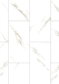 Mexen River White  vinylové panely 610 x 305 mm LVT Dryback 2,5 mm, podklad PVC, 4 V-drážka, Jazz White