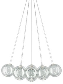 Lodes 22124 0027 Random Cloud 14 ø28, závěsné svítidlo LED 14 x 5W 2700K, čiré sklo, rozměr 125x112cm