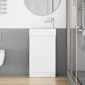 Volně stojící skříňka s umyvadlem Houseland Ruvin 46 cm bílá