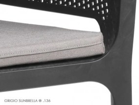 Nardi Textilní polstr Net Sunbrella - šedý
