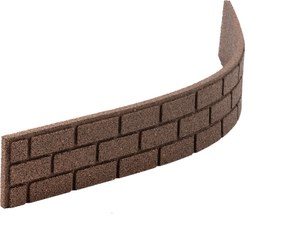 Multy home Zahradní palisáda BRICKS 120 x 15 cm, hnědá (se spojkou a hřeby) MHEU5000060, 1 ks 4016.99