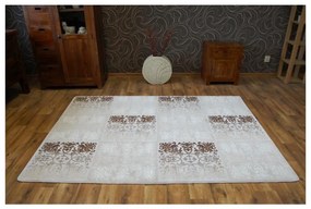 Luxusní kusový koberec akryl Jamir krémový 80x150cm