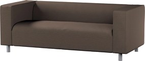 Potah na pohovku IKEA Klippan 2-místná barva hnědá látka pletený vzor