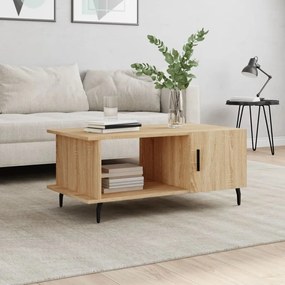 vidaXL Konferenční stolek 90 x 50 x 40 cm kompozitní dřevo [829506] Barva: hnědý dub