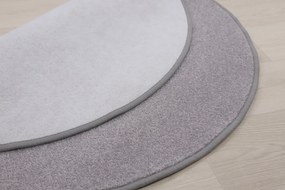 Vopi koberce Kusový koberec Eton šedý 73 kruh - 80x80 (průměr) kruh cm