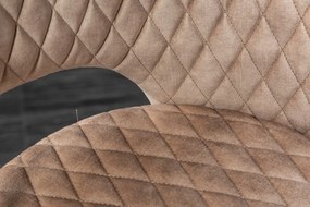 Invicta Interior Luxusní sametová židle perlová: Momos III