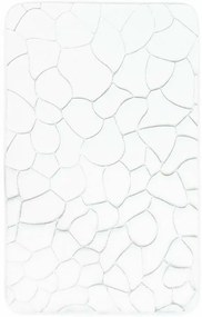 Koupelnová předložka 3D 0133 white (Varianta: 40 x 50 cm)