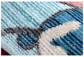 Dětský kusový koberec Klaun modrý 133x192cm
